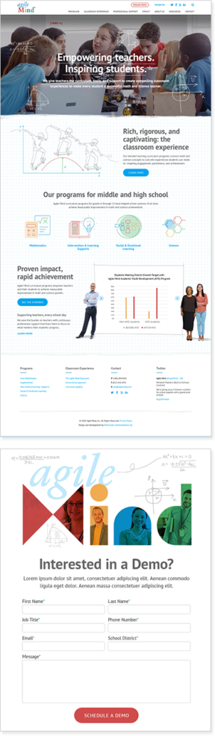 Website Design | Professional Services | Agile Mind | RainCastle