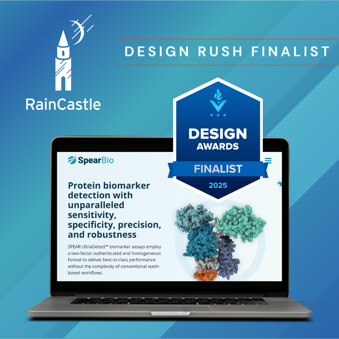 RainCastle’s Spear Bio Website Named Finalist in 2025 DesignRush Awards ...